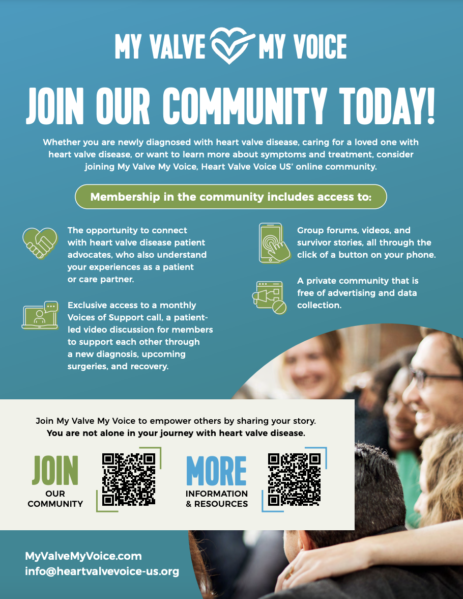 Join Our Community - Heart Valve Voice US
